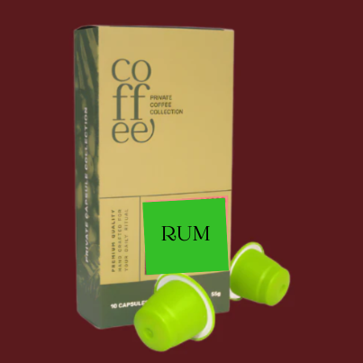 RUM Flavoured Capsules PODS - Nespresso Compatible – Private Coffee ...